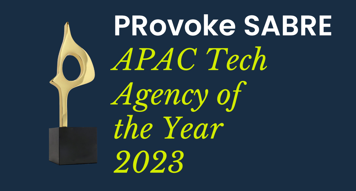 PRovoke SABRE APAC Tech Agency of the Year 2023 | The Hoffman Agency